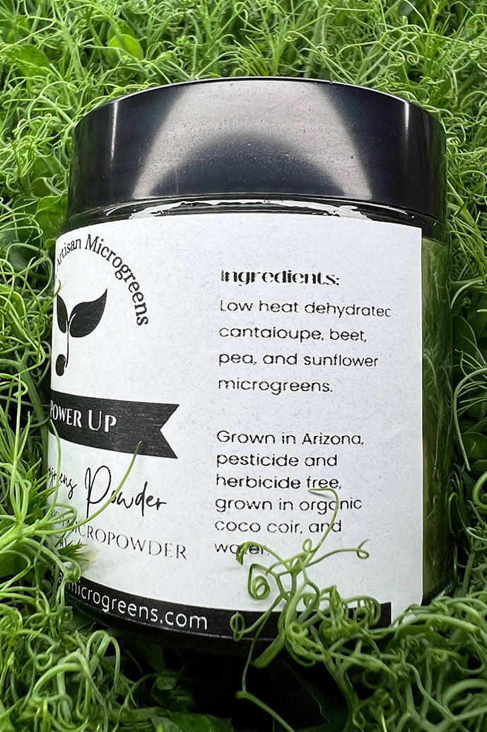 Power Up Microgreens Powder - Nutrient Rich Micropowder – Arizona ...